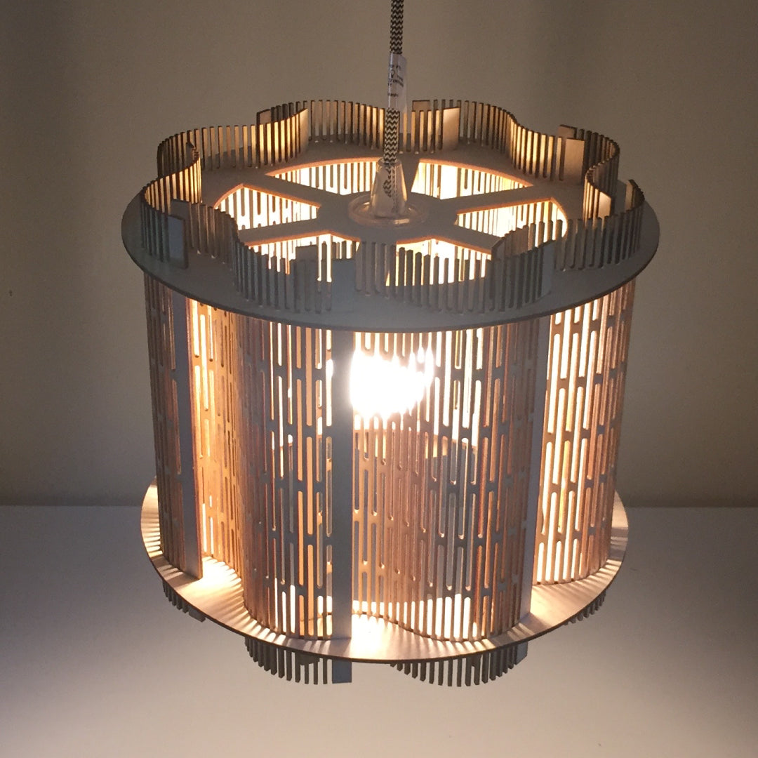 Laser Cut Living Hinge Lampshade 01 - Plans – Denzil Makes
